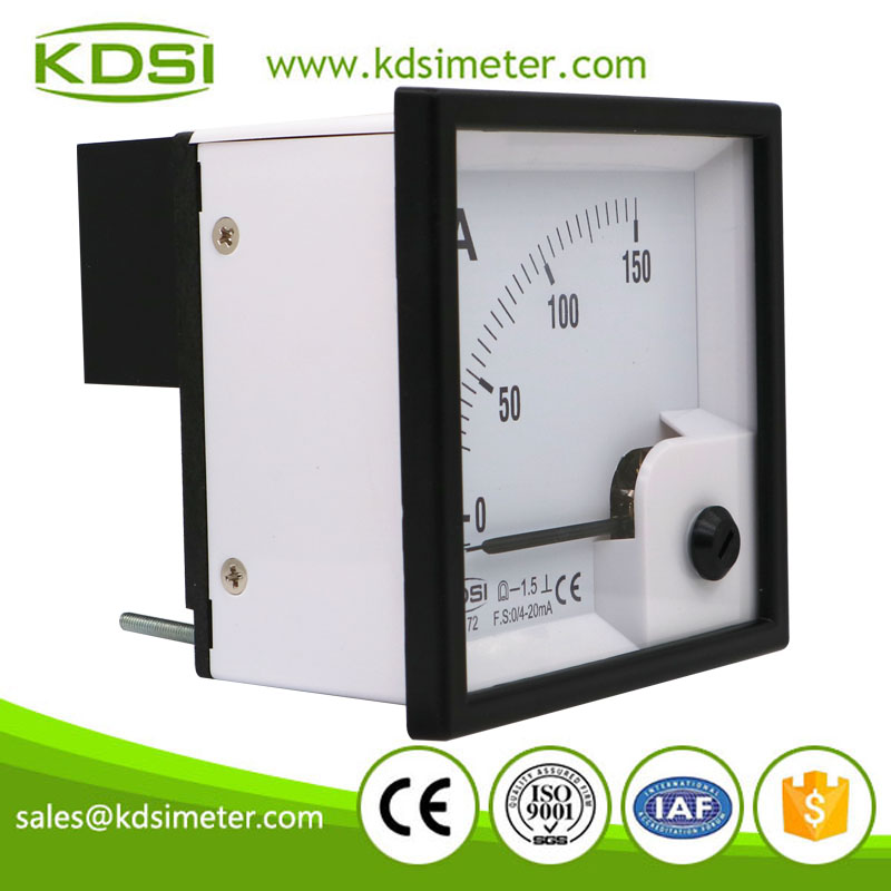 Industrial universal BE-72 DC4-20mA 150A analog dc panel amp current meter - Buy meter, current ...