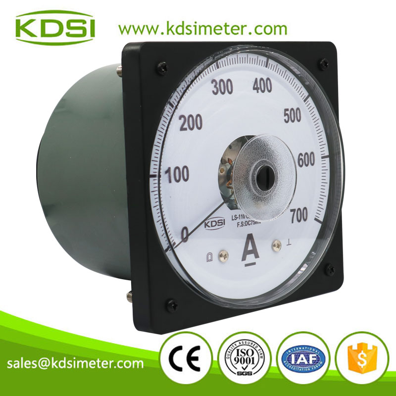 Industrial universal LS-110 DC75mV 700A wide angle dc analog panel ammeter - Buy ammeter, panel ...