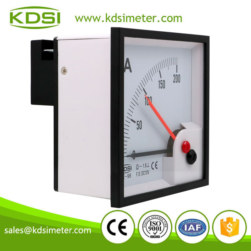 New Hot Sale Smart BE-96 DC10V 200A with red pointer dc analog amp panel meter - Buy meter ...