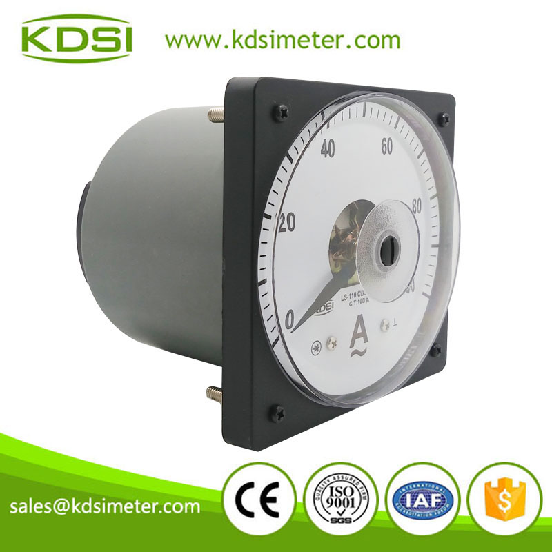 New design LS-110 AC100/1A wide angle ac analog panel price of ammeters - Buy meter, ammeters ...