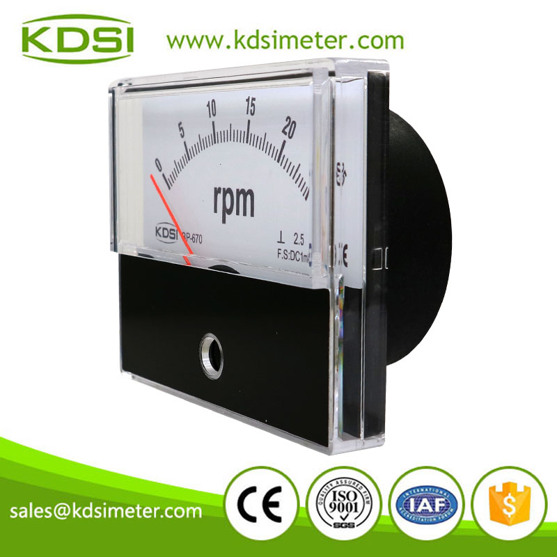 Original Manufacturer High Quality BP-670 DC1mA 25rpm DC Analog Amp RPM Panel Meter - Buy meter ...