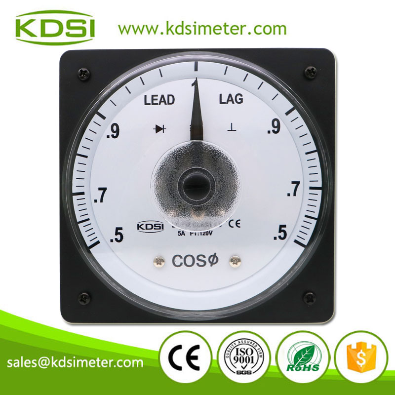 Easy Installation LS-110 3P3W COS 5A 120V Wide Angle Analog Power Factor Meter - Buy meter ...