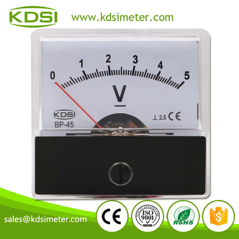 Easy Operation BP-45 DC5V Analog DC Super-mini Panel Mount Voltmeter - Buy voltmeter, panel ...