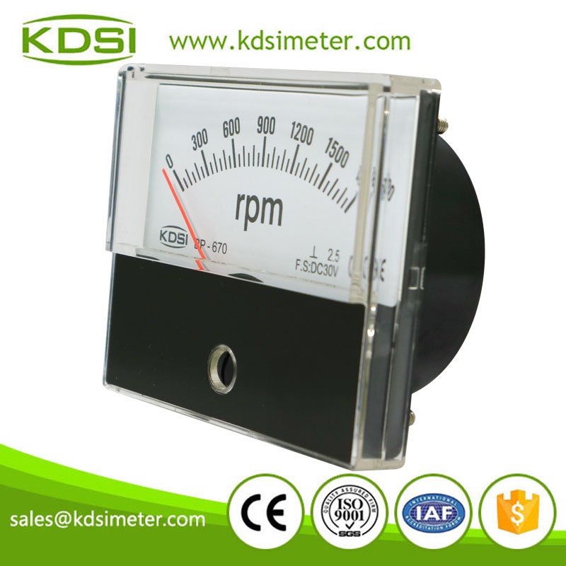 Original manufaturer Best Quality BP-670 DC30V 1800rpm panel analog rpm ...
