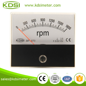 Industrial universal BP-670 DC10V 800SPM panel voltage analog spm meter ...