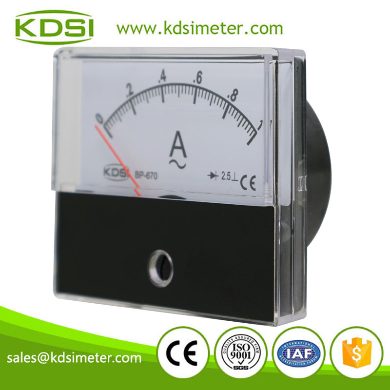Easy installation BP-670 AC1A rectifier panel analog amps meter - Buy ...