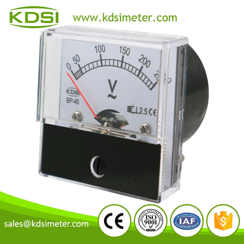 Easy installation BP-45 AC250V mini panel analog ac ammeter ac ...