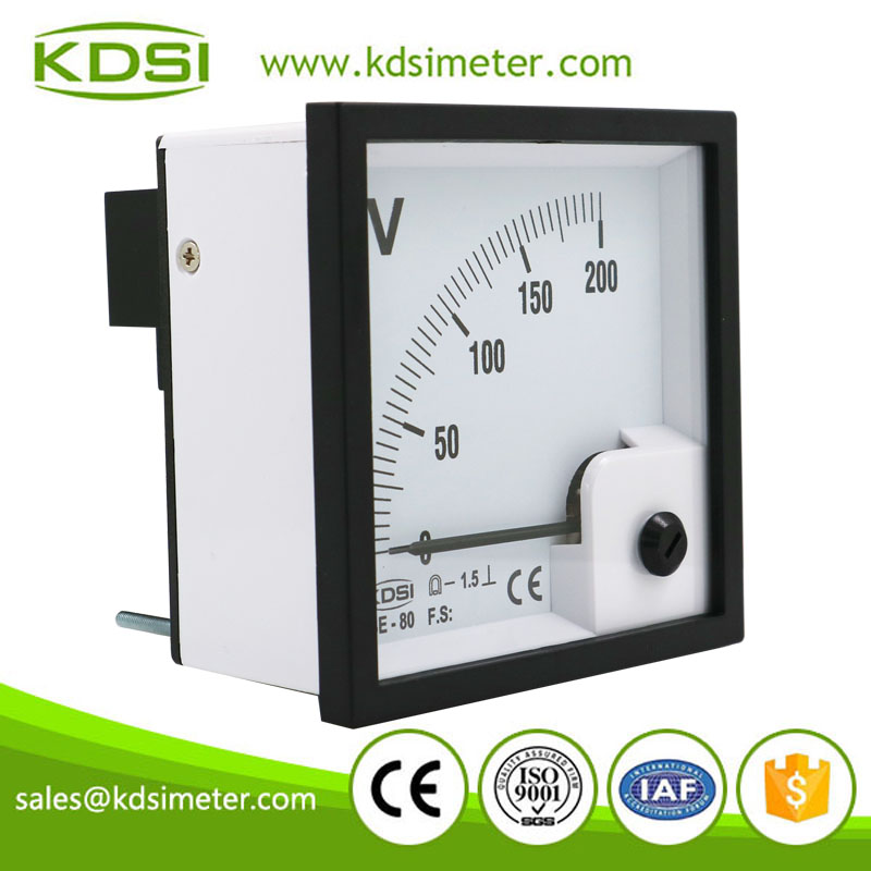 Easy installation BE-80 DC200V dc analog high voltage panel meter - Buy ...