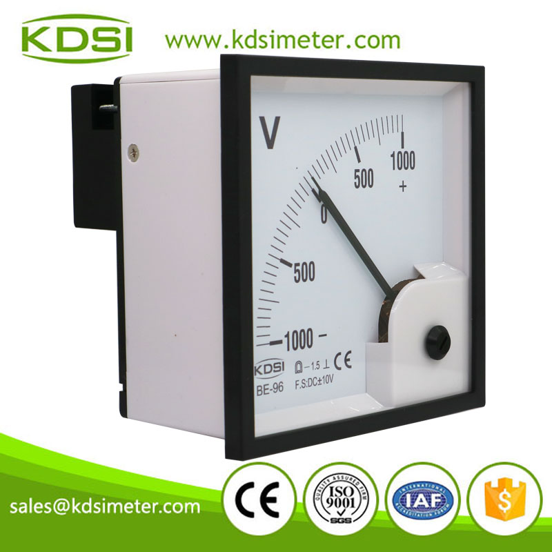 Factory Direct Sales BE-96 DC+-10V +-1000V DC Analog Panel Volt Meter ...