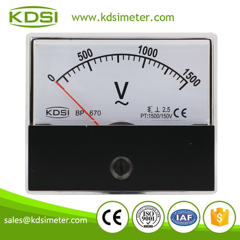 20 Years Manufacturing Experience BP-670 AC1500/150V analog ac panel ...