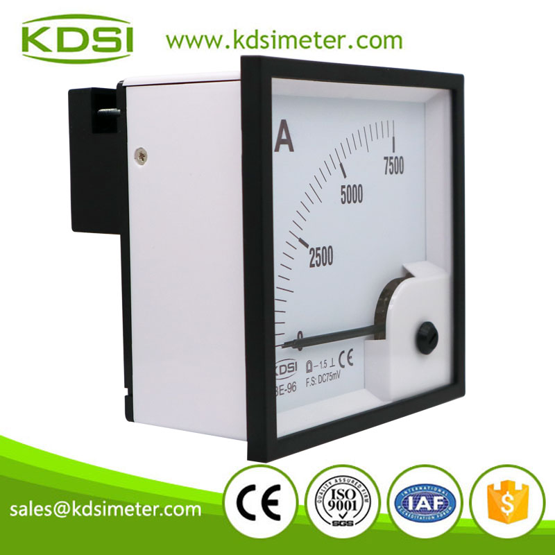 CE Approved BE-96 DC75mV 7500A dc analog panel price of ammeters - Buy ...