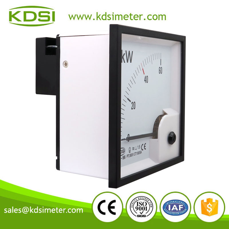 Industrial universal BE-96 3P3W 60kW 380V 100/5A analog panel watt kW ...