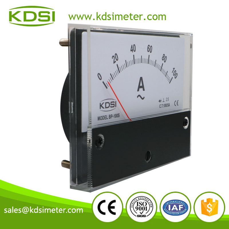 Easy Operation BP-100S AC100/5A AC Current Panel Analog Ampere ...