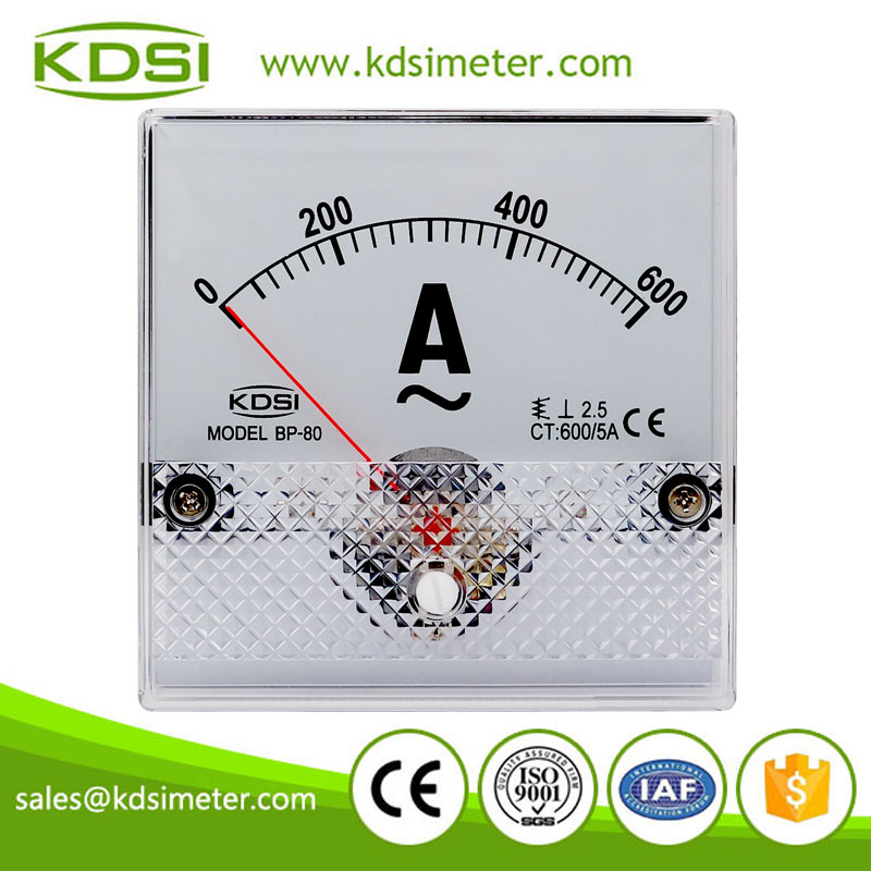 Portable precise BP-80 AC600/5A analog ac panel mount ammeter - Buy ...
