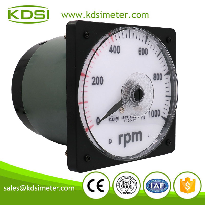 Easy operation LS-110 DC20mA 1000rpm backlighting analog panel amp rpm ...
