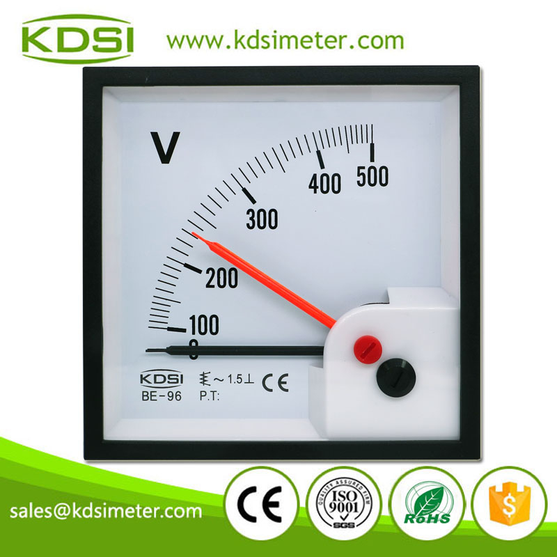 Square Type BE-96 AC500V Double Pointers Analog AC Panel Mount ...