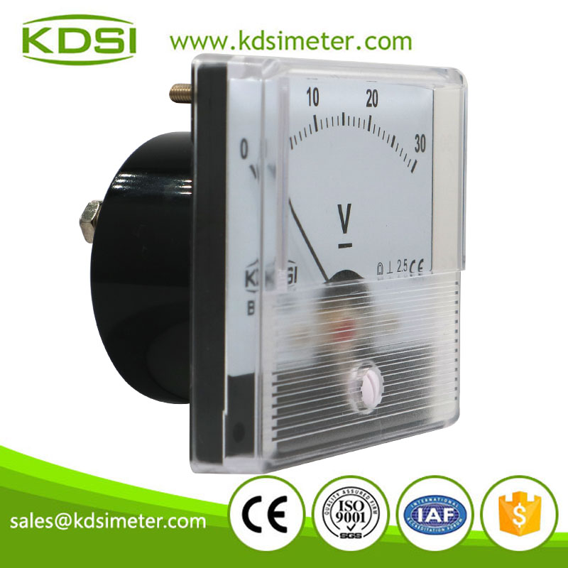KDSI electronic apparatus BP-60N DC30V analog dc panel volt meter - Buy ...