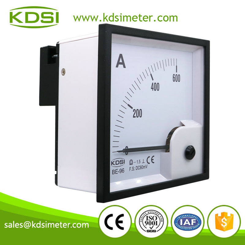 High Quality BE-96 DC60mV 600A Analog Panel DC High Precision Ammeter ...