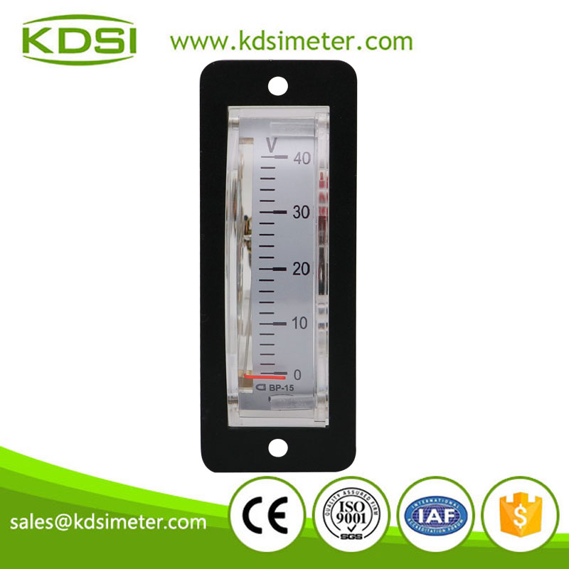 CE certificate BP-15 DC5V analog panel thin edgewise VU meter voltage ...