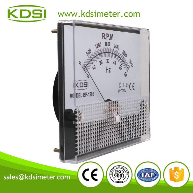 Portable precise BP-120S DC90V 60Hz 3600rpm meter analog dc panel ...