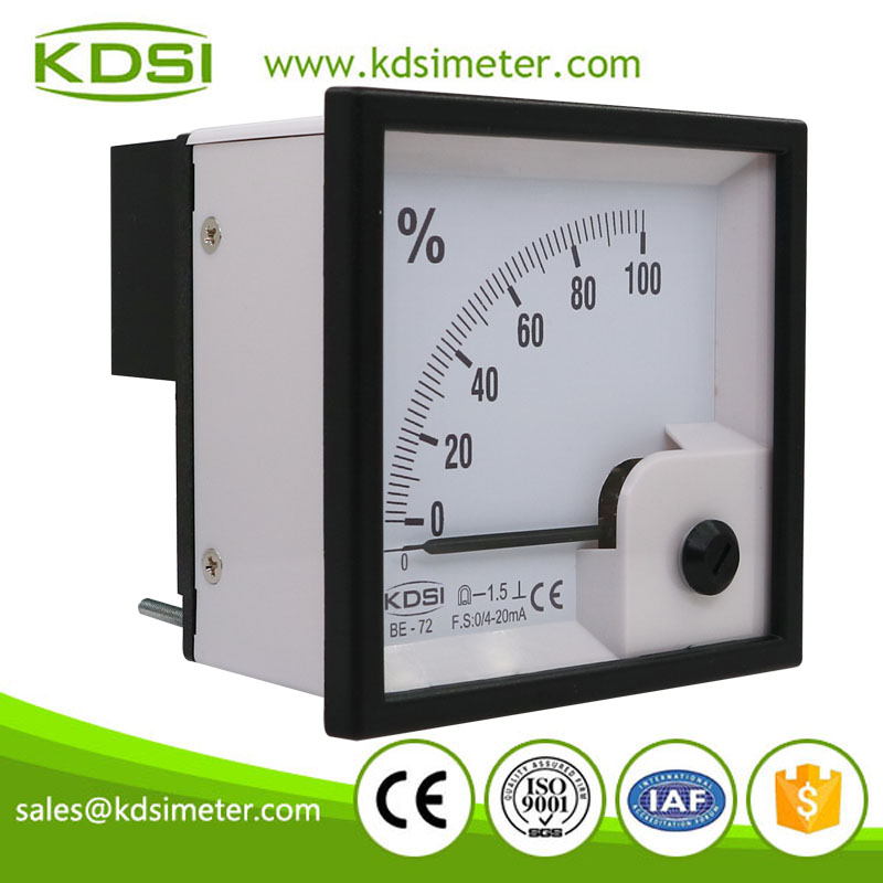Industrial universal BE-72 DC4-20mA 100% analog dc panel amp percent ...
