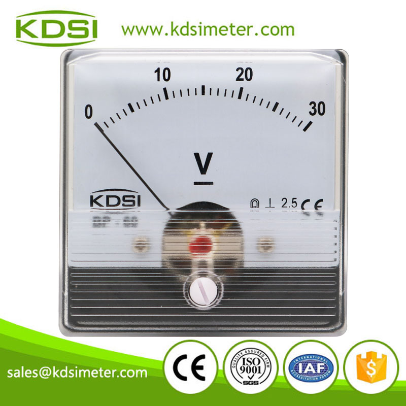 KDSI electronic apparatus BP-60N DC30V analog dc panel volt meter - Buy ...