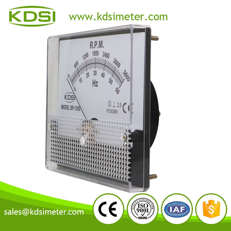 Portable precise BP-120S DC90V 60Hz 3600rpm meter analog dc panel ...