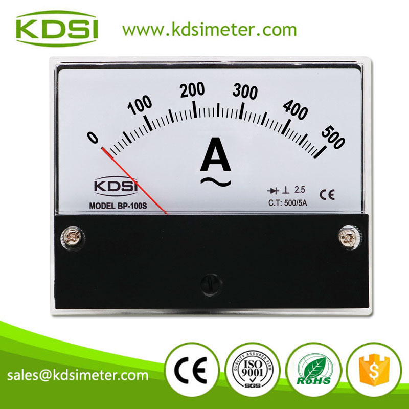 Portable Precise BP-100S AC500/5A AC Analog Current Amp Panel Meter ...