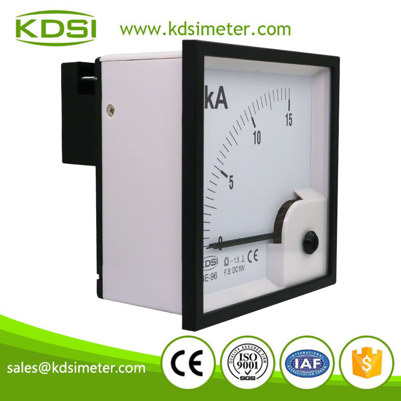 Easy operation BE-96 DC10V 15kA analog dc volt kilo amp panel meter ...