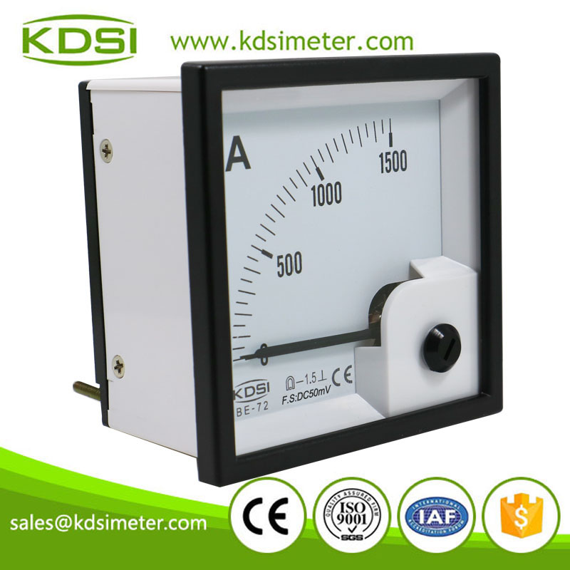 KDSI Electronic Apparatus BE-72 DC50mV 1500A Analog DC Panel Volt ...