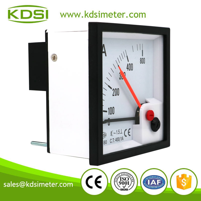 Easy operation BE-80 AC400/1A with red pointer analog ac panel ct ...